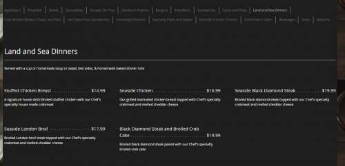 Middlesex Diner menu in Carlisle, Pennsylvania, USA