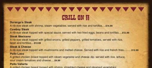 Menu for Margaronas Cantina Mexican Resturant in Anniston, AL | Sirved