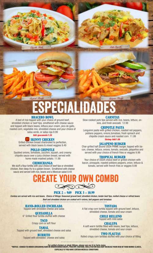 El Bracero of Sikeston menu in Sikeston, Missouri, USA