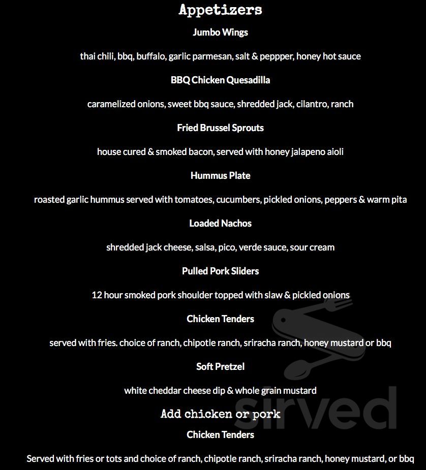 Lamplighter menus in Seattle, Washington, United States