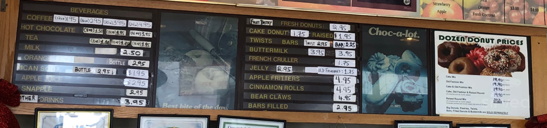 Menu - Eureka CA's Happy Donuts | Sirved