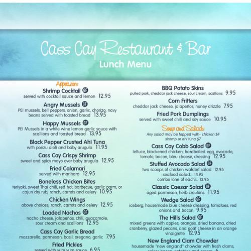 Cass Cay Restaurant & Bar menu in Punta Gorda, Florida, USA