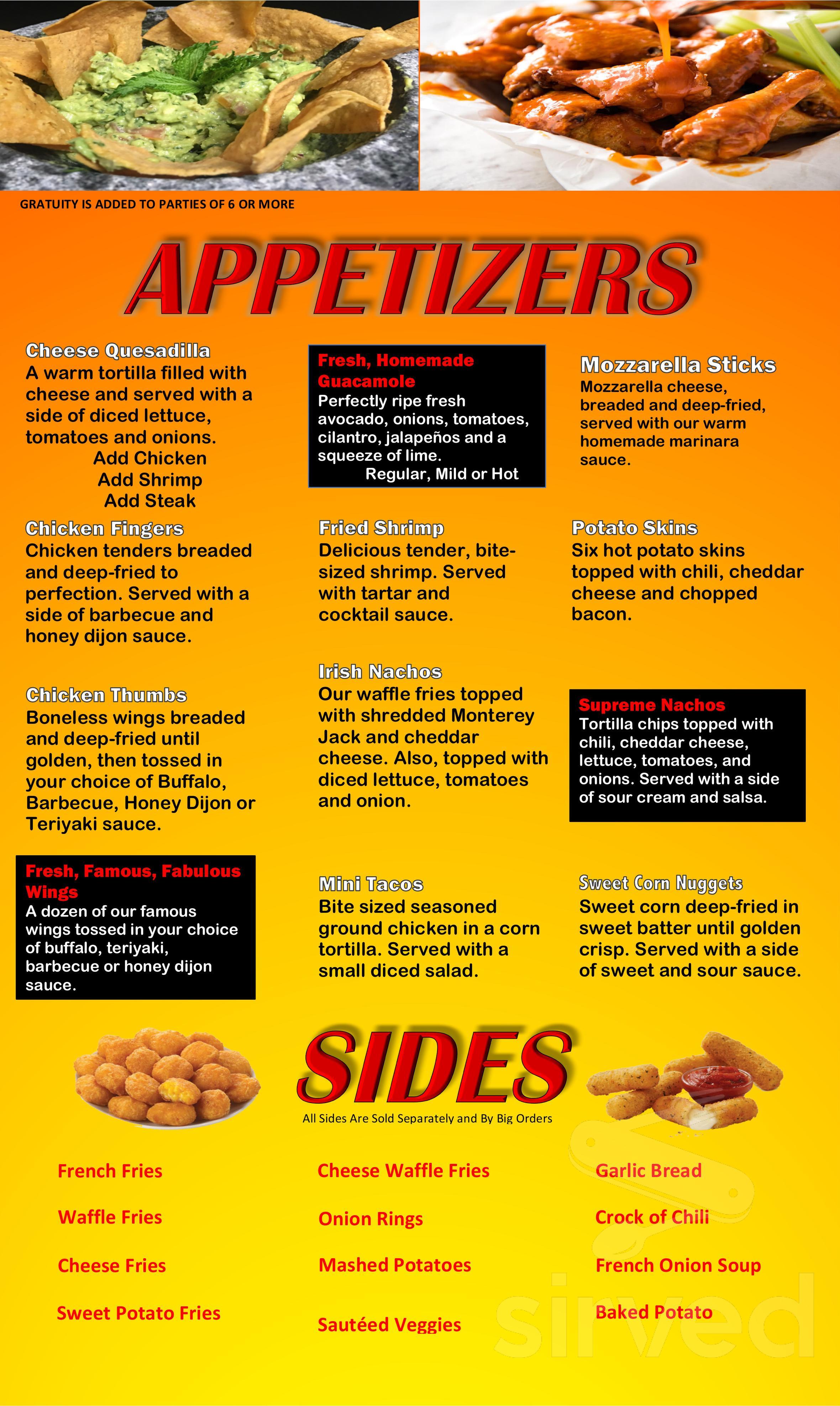 Sunset Boulevard menu in Mahopac, New York, USA