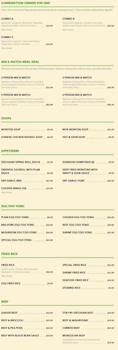 Green Pepper Cafe menu in Beaverlodge, Alberta, Canada
