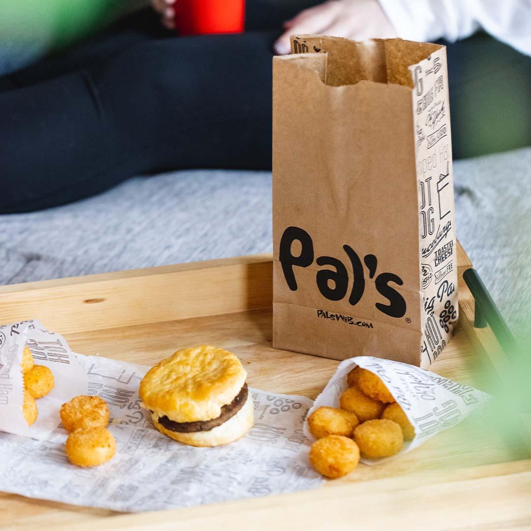 Pal's Sudden Service menu in Greeneville, Tennessee, USA