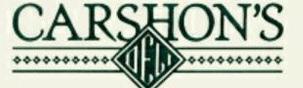 Menu for Carshon's Delicatessen in Fort Worth, TX | Sirved