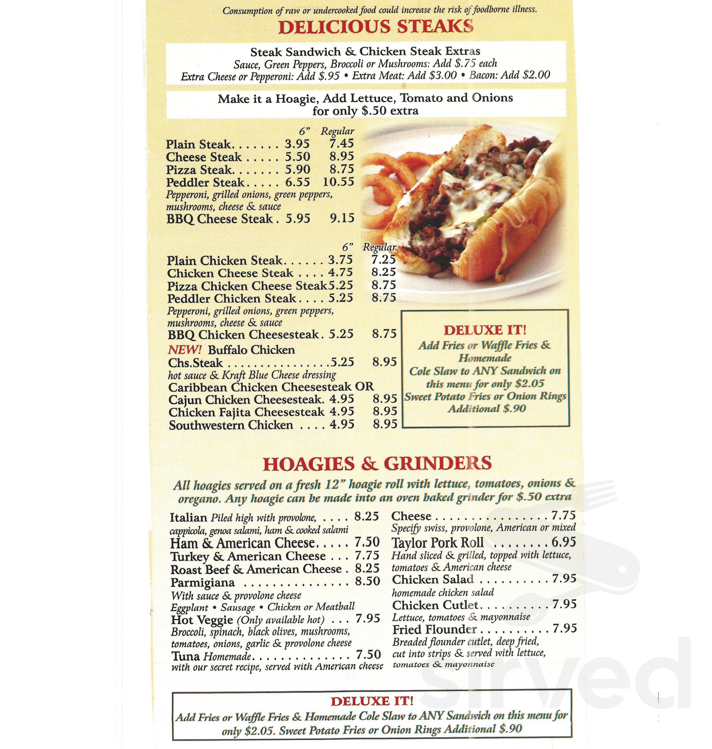 Pizza Peddler menu in West Chester, Pennsylvania, USA