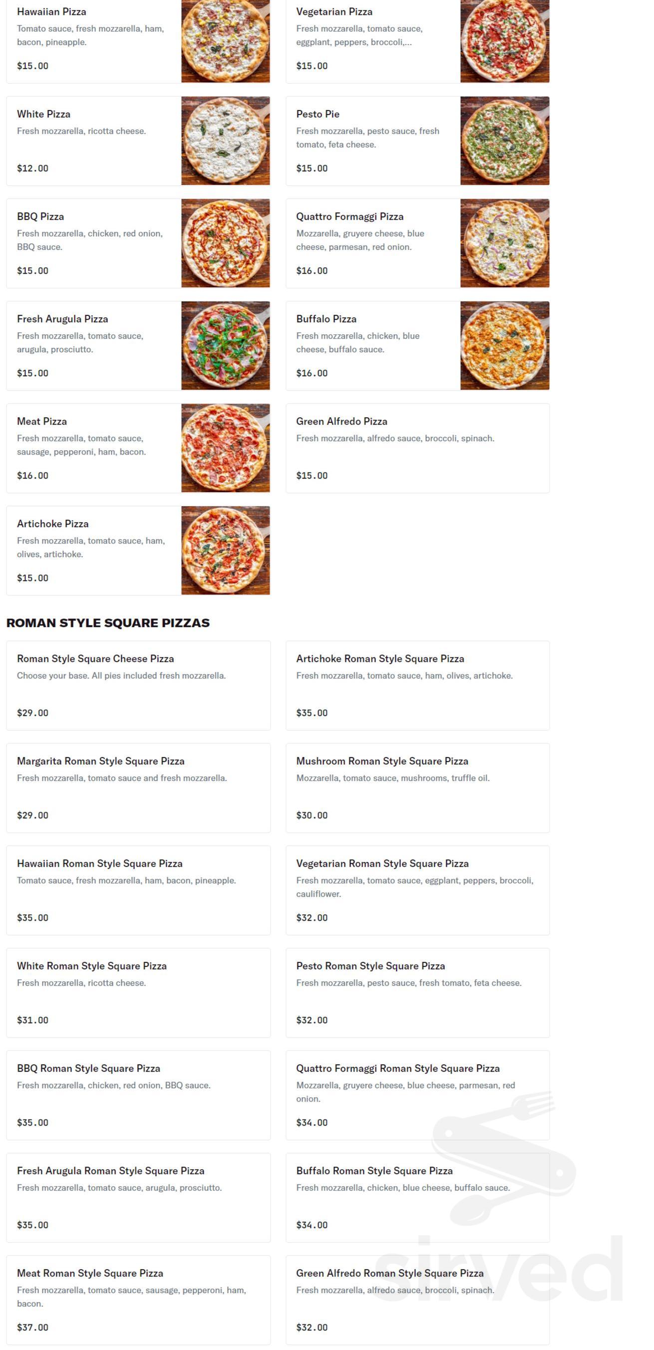 Pizza Brook menus in Brooklyn, New York, United States
