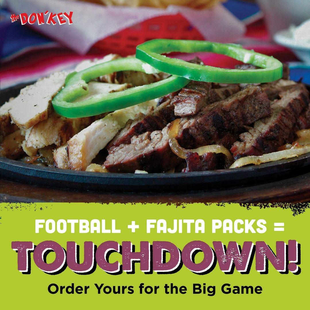 The Don'Key Mexican Food menu in Pasadena, Texas, USA