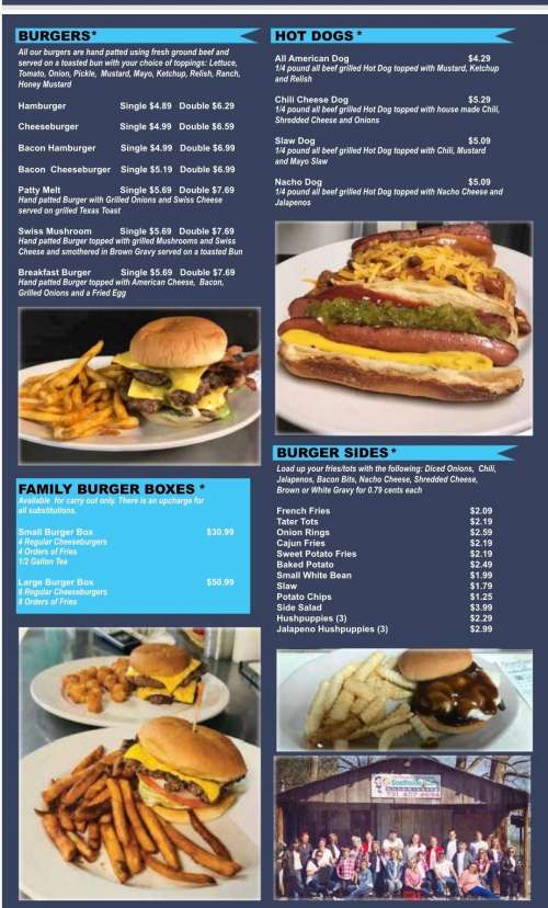 Southside Cafe menu in Paris, Tennessee, USA