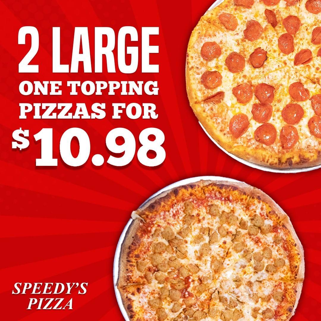 Speedy's Pizza menus in El Paso, Texas, United States