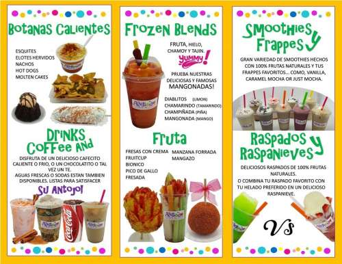 Su Antojo menu in Oxnard, California, USA