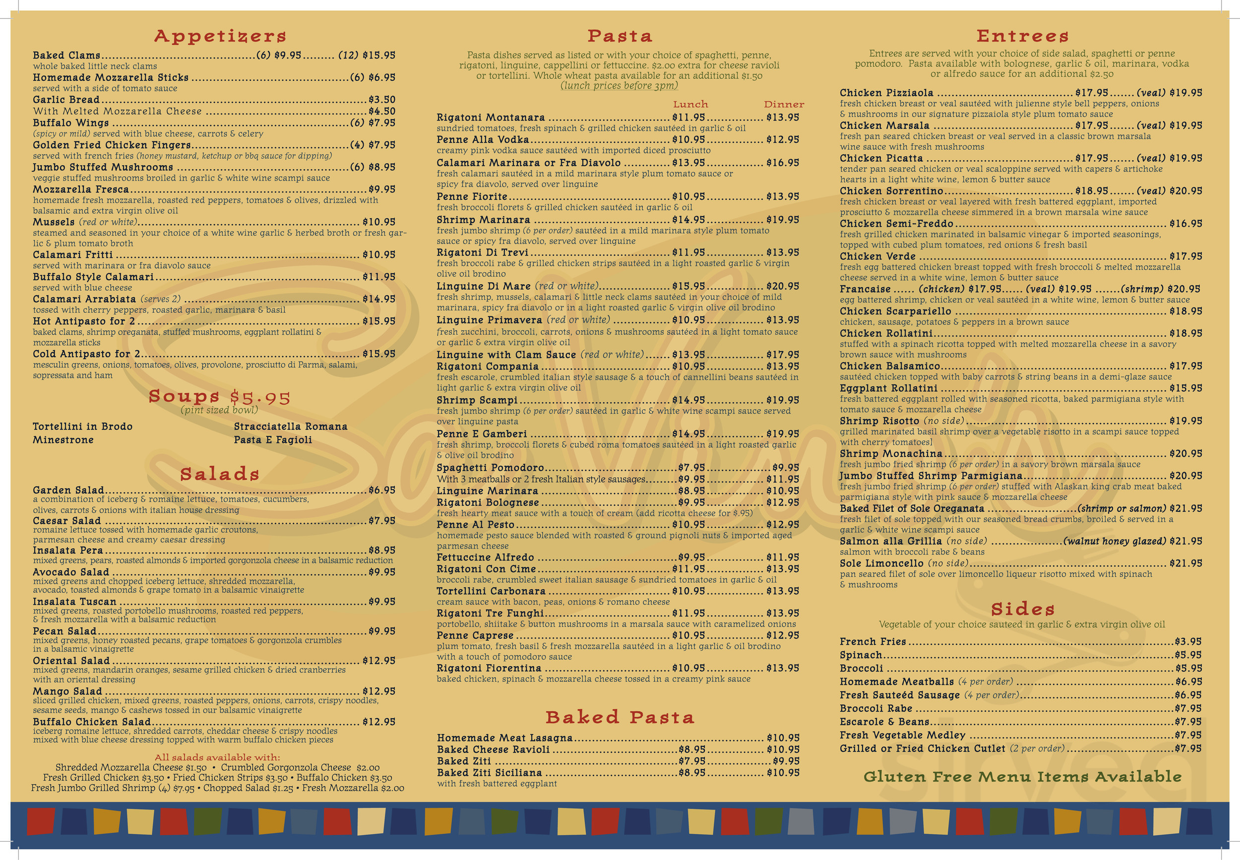 SaVino's Restaurant & Wine Bar menus in Lynbrook, New York, United States