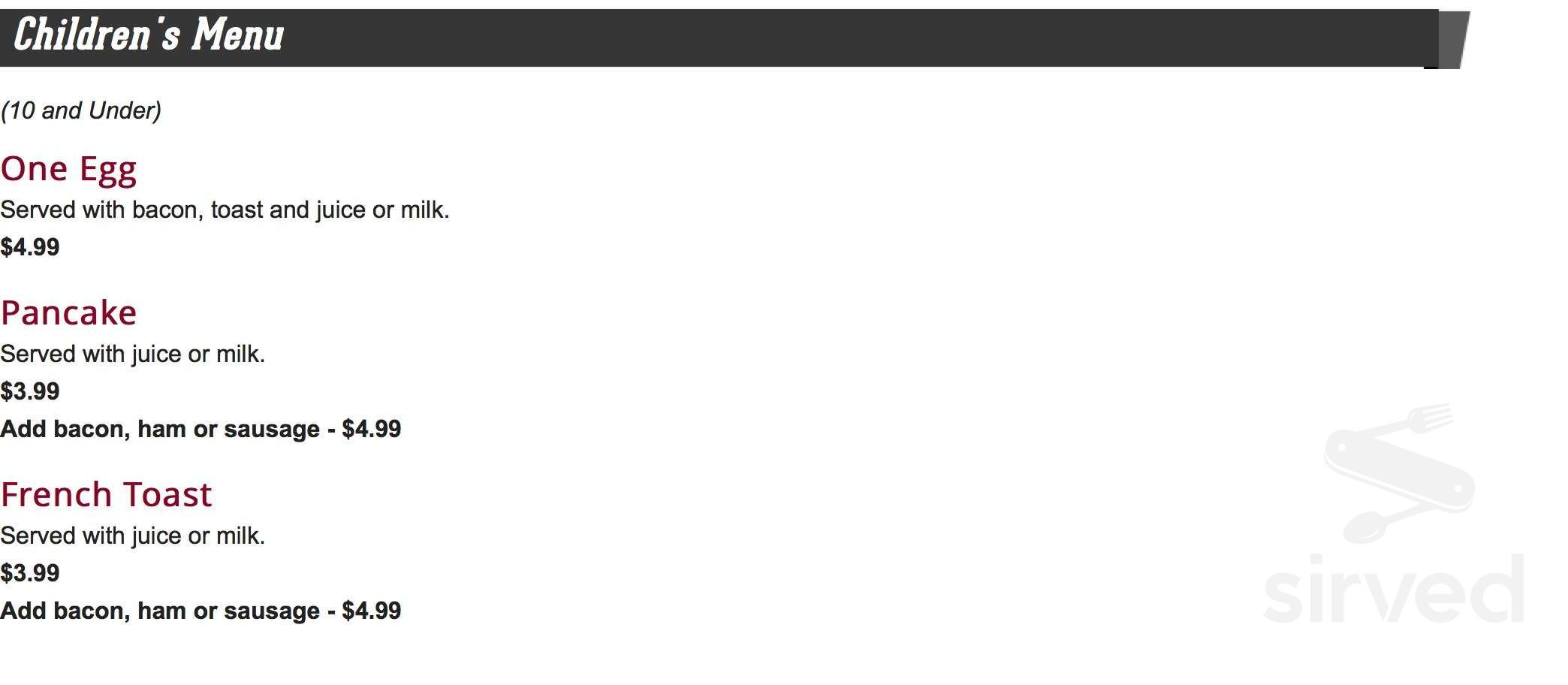 Vito's menus in Rothesay, New Brunswick, Canada