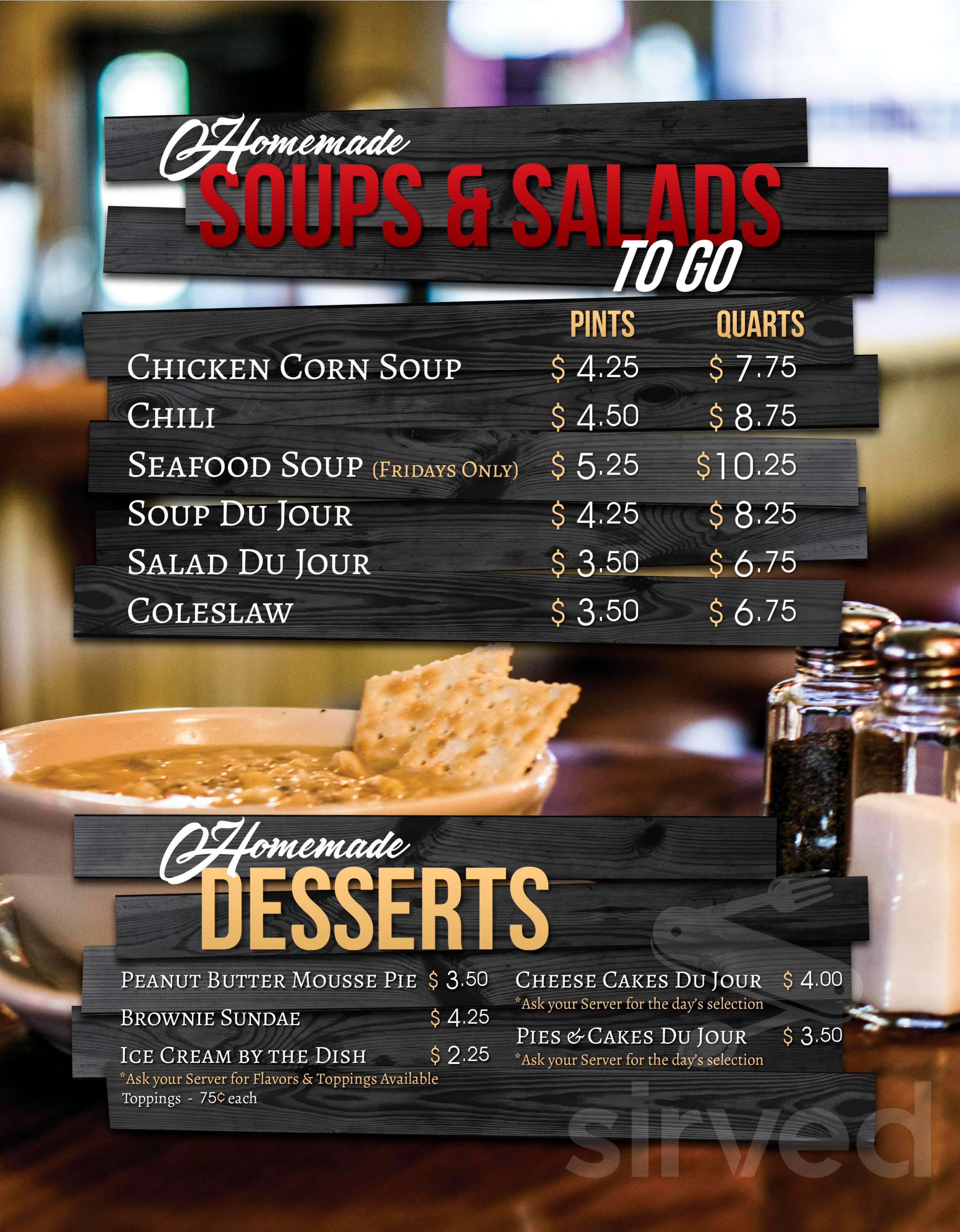 Moe's Bar & Grill menus in Mechanicsburg, Pennsylvania, United States