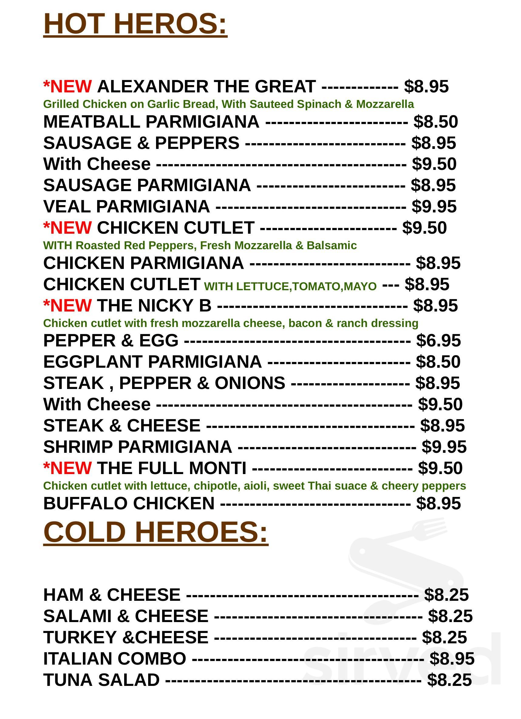 Planet Pizza Monroe menu in Monroe, New York, USA