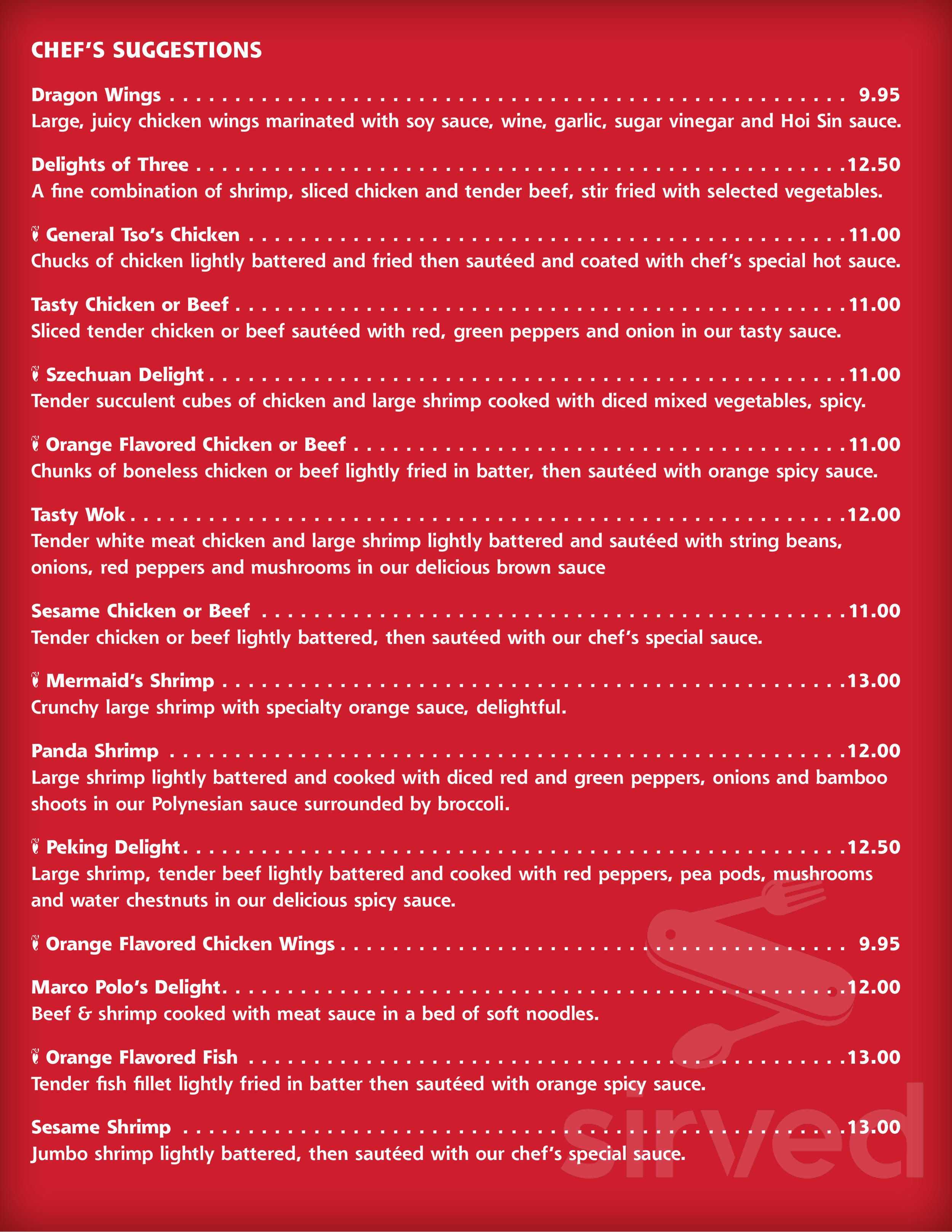 Tasty Garden menu in Everett, Massachusetts, USA