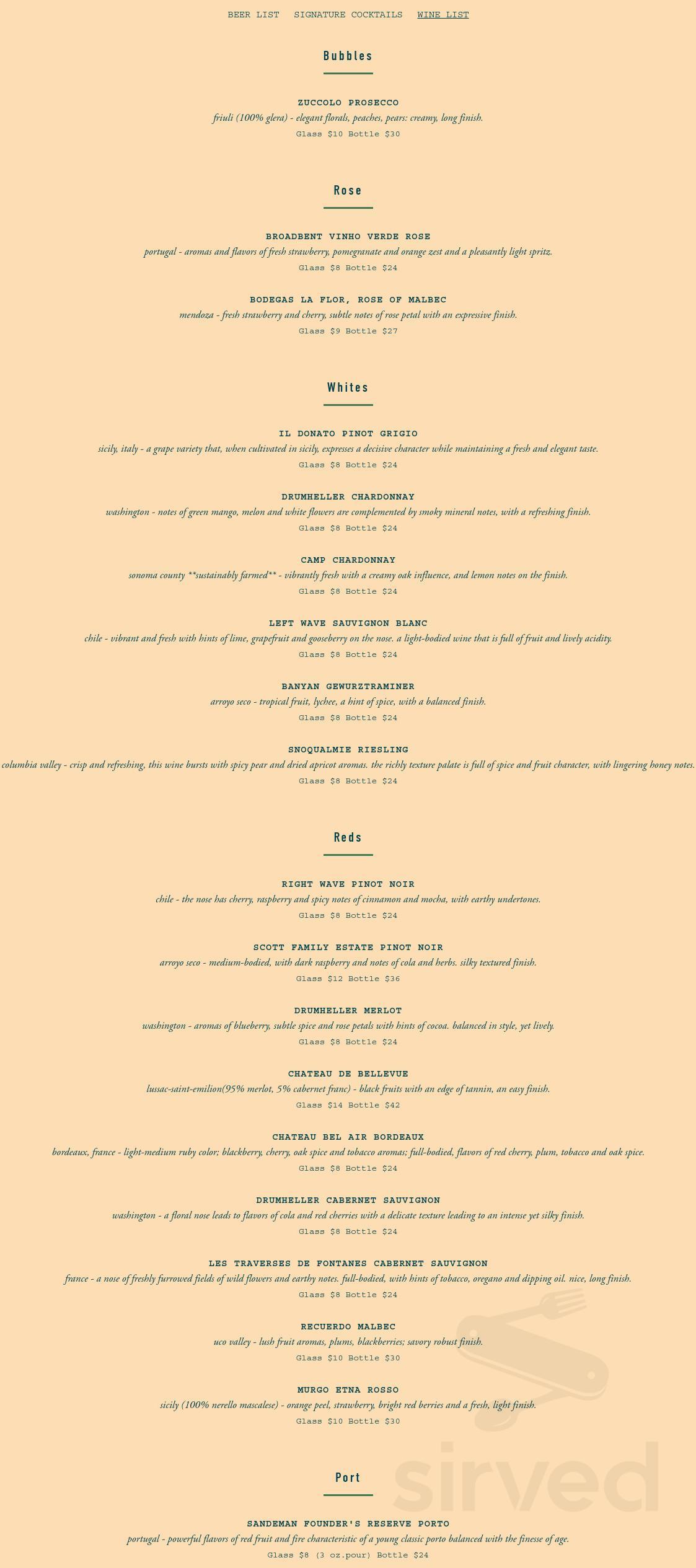 Highlander Scottish Pub menu in Collierville, Tennessee, USA