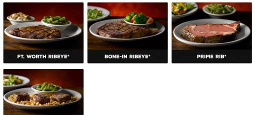 Menu for Texas Roadhouse in Spartanburg, SC | Sirved