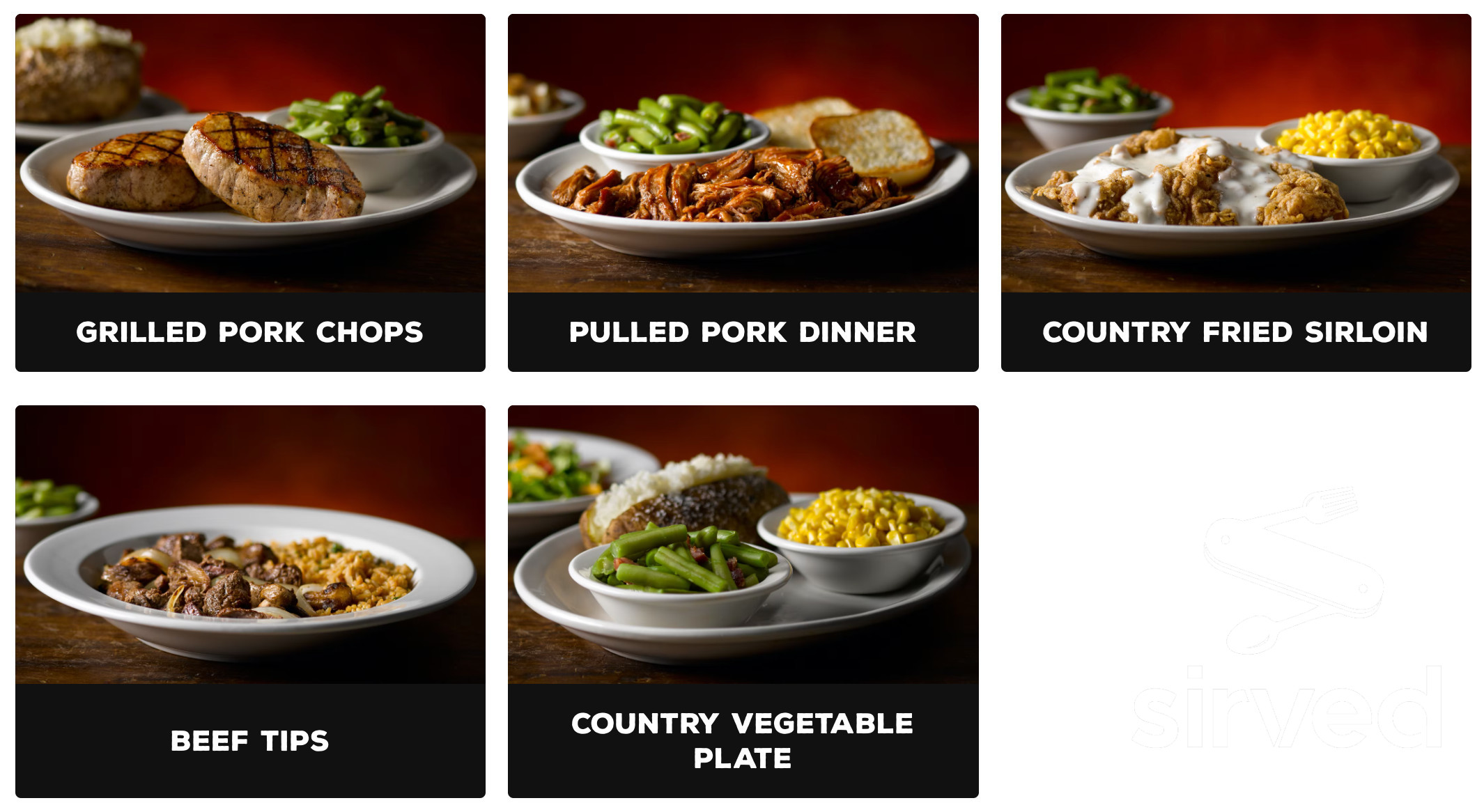 Menu - Tucson AZ's Texas Roadhouse | Sirved