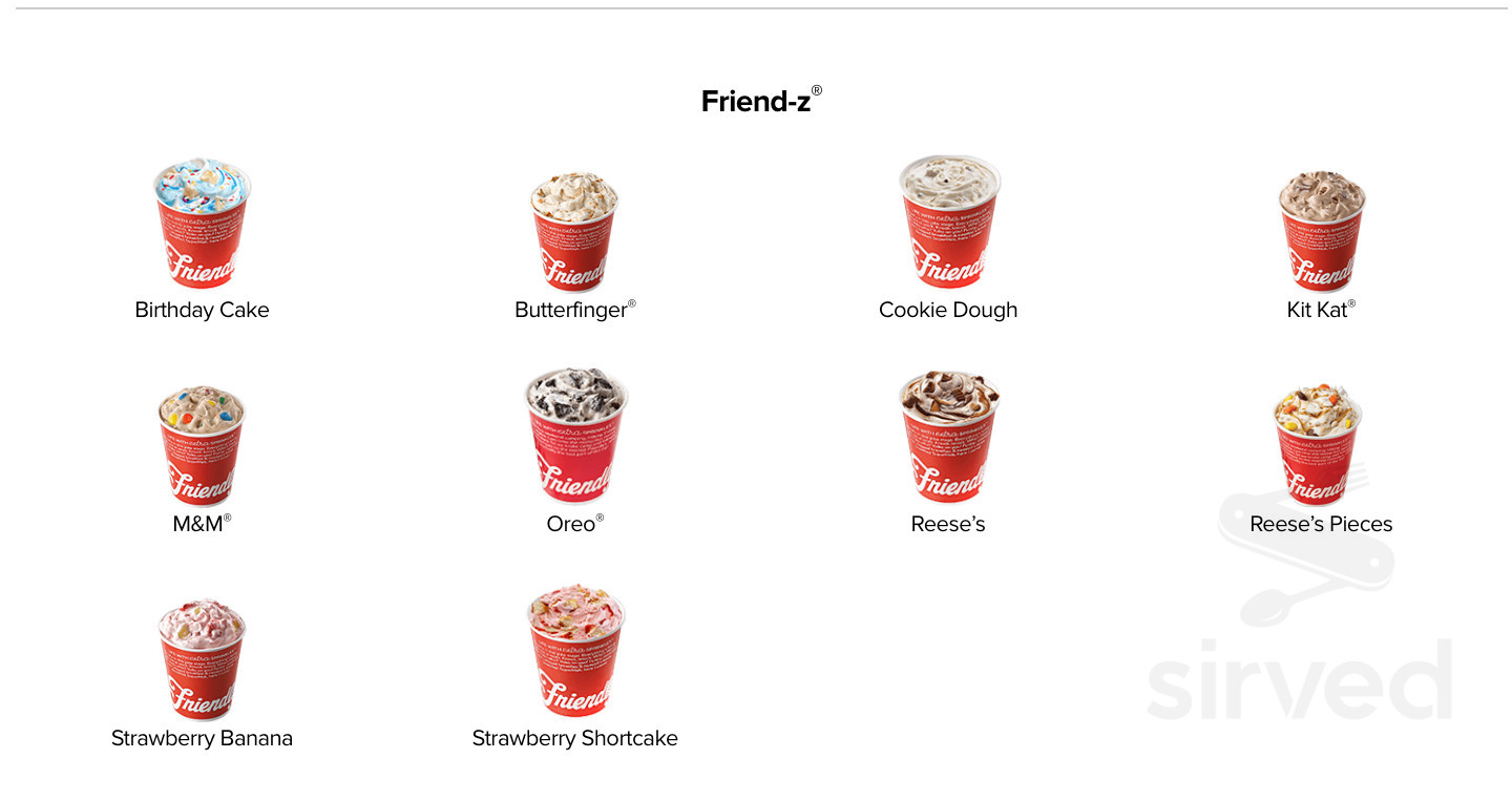 Friendly's menus in Myrtle Beach, South Carolina, United States