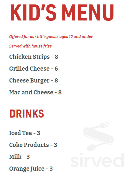 The Grumpy Rabbit menus in Lonoke, Arkansas, United States