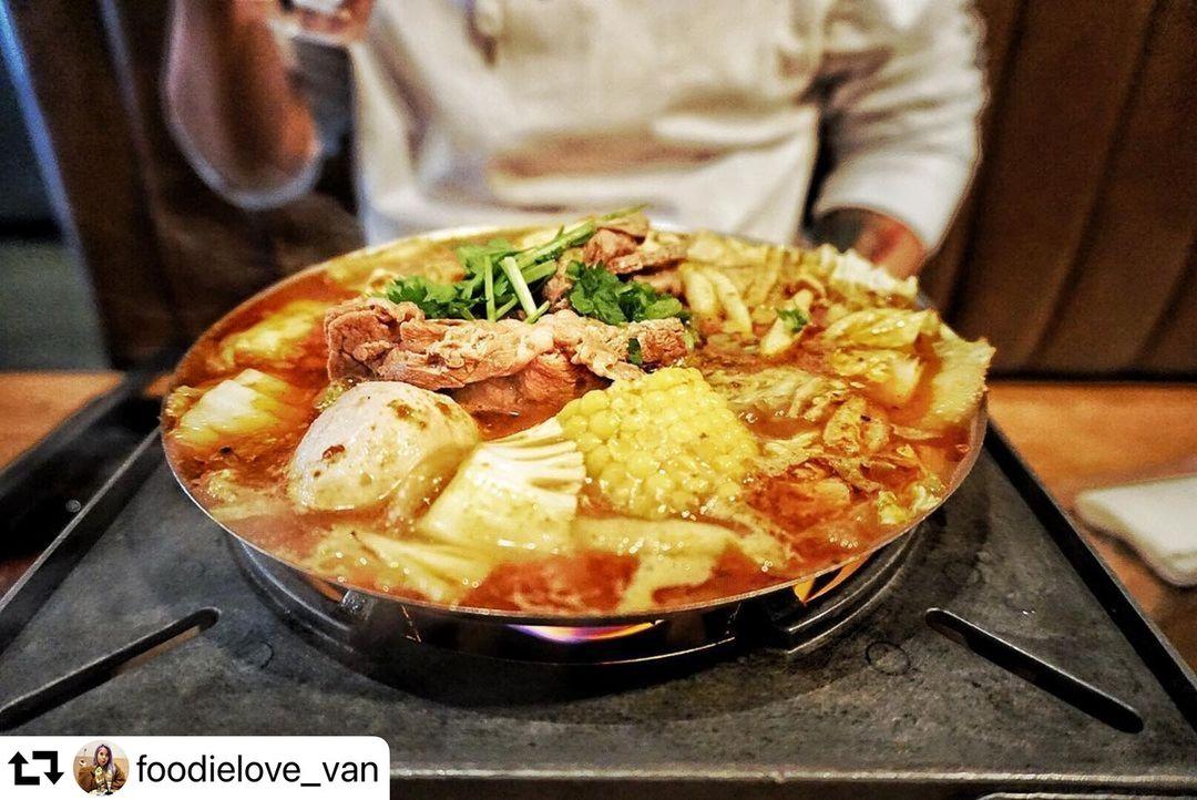 Boiling Point menu in San Gabriel, California, USA