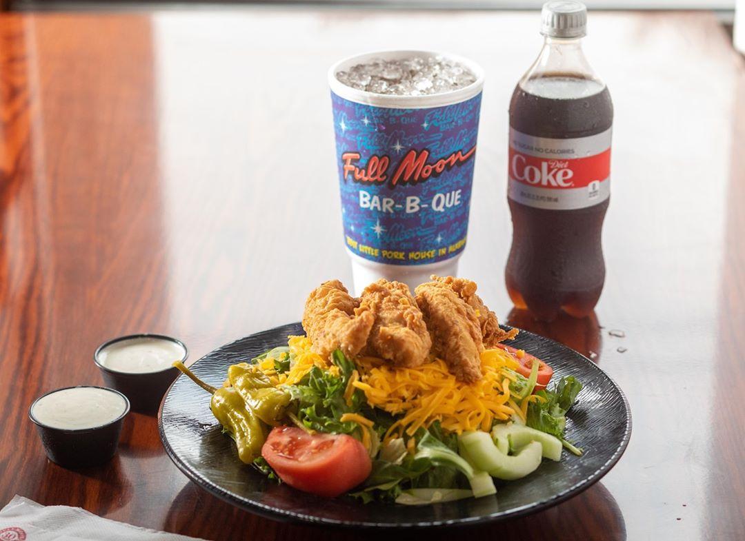 Full Moon Bar-B-Que menu in Birmingham, Alabama, USA