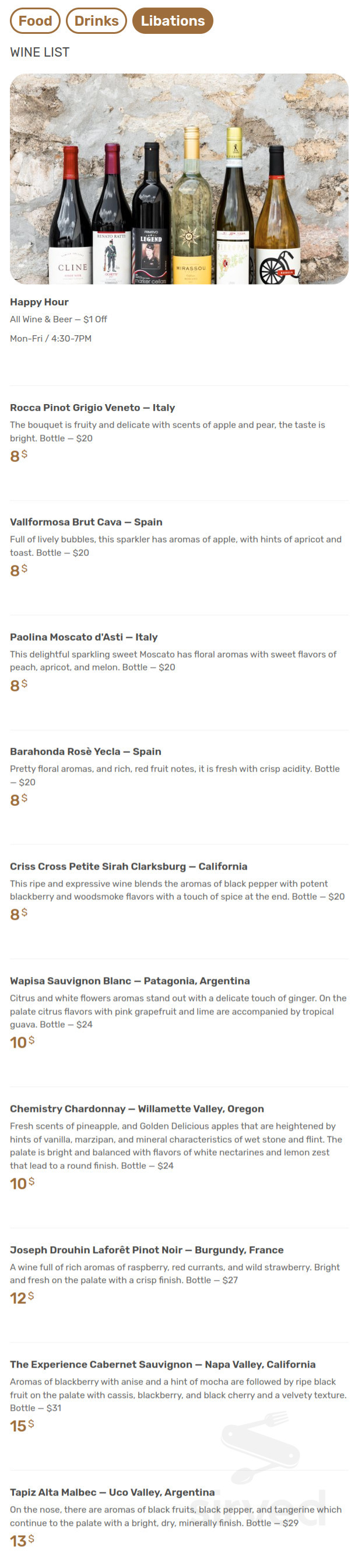 Trinity Street Coffee Bar & Roastaurant menu in Decatur, Texas, USA