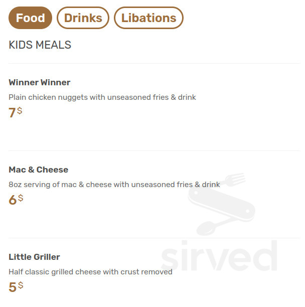 Trinity Street Coffee Bar & Roastaurant menu in Decatur, Texas, USA