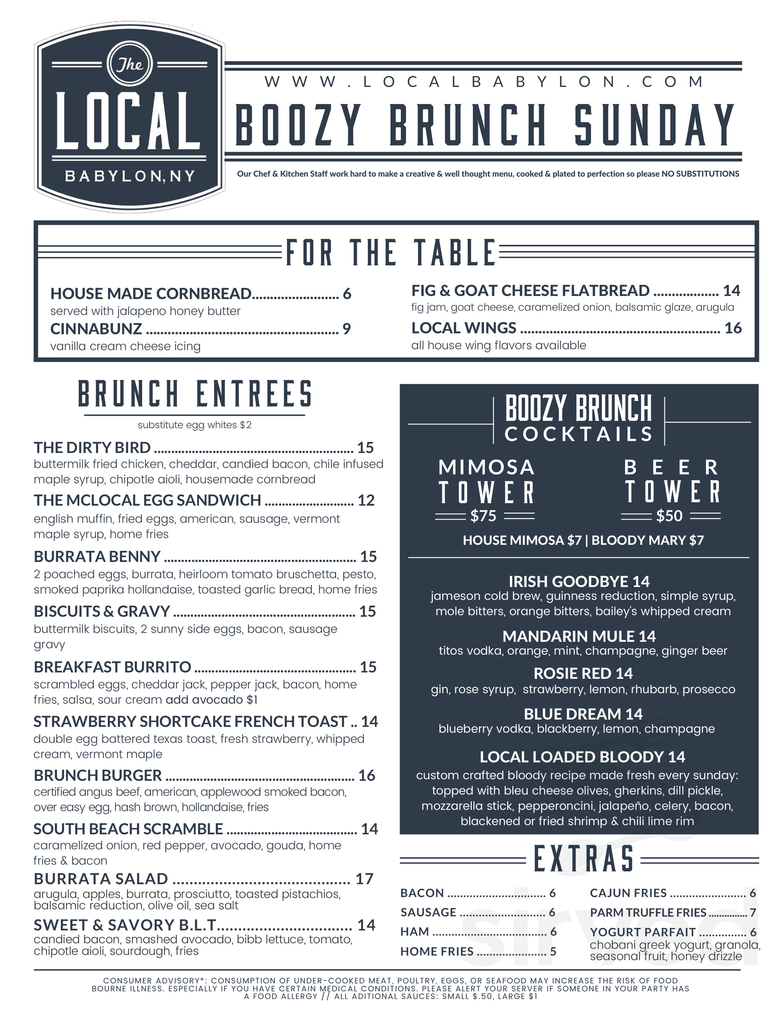 The Local menus in Babylon, New York, United States