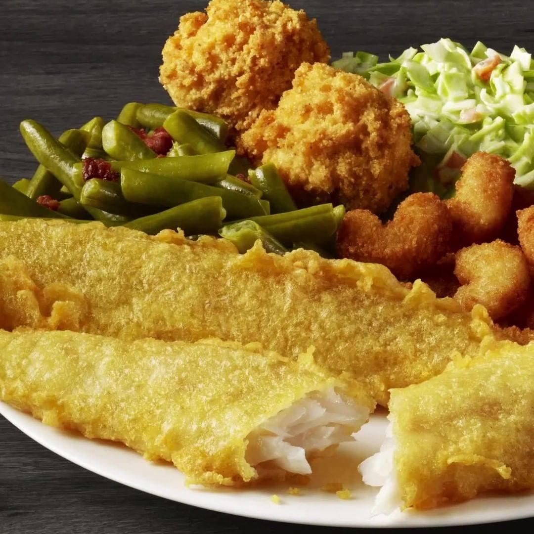 Captain D's menu in Tuscaloosa, Alabama, USA