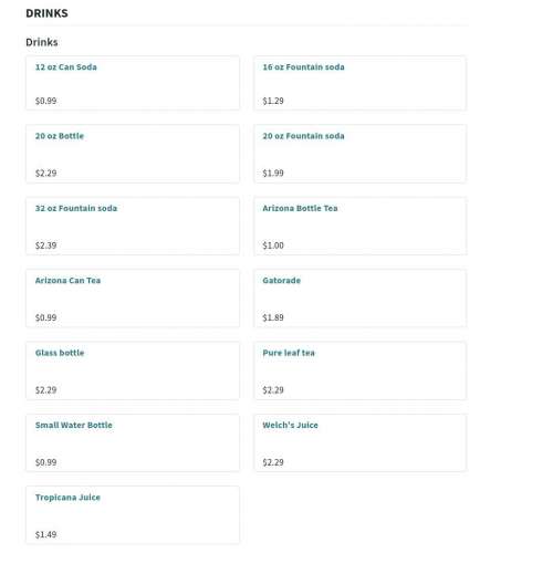 Spring Forest Deli and Catering menu in Willow Springs, Illinois, USA