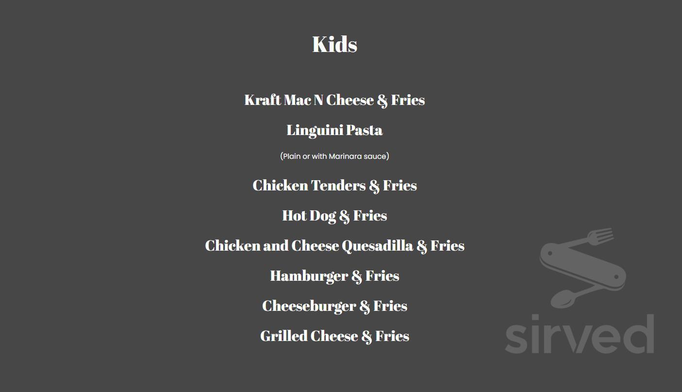 Menu for Brack's Grille & Tap in Taunton, MA | Sirved