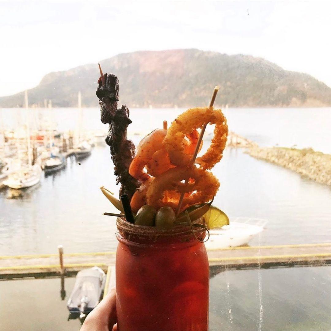 The Cook and Butcher menus in Cowichan Bay, British Columbia, Canada