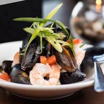 The Cook and Butcher menus in Cowichan Bay, British Columbia, Canada