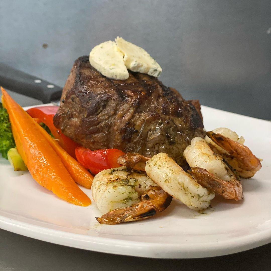 The Cook and Butcher menus in Cowichan Bay, British Columbia, Canada