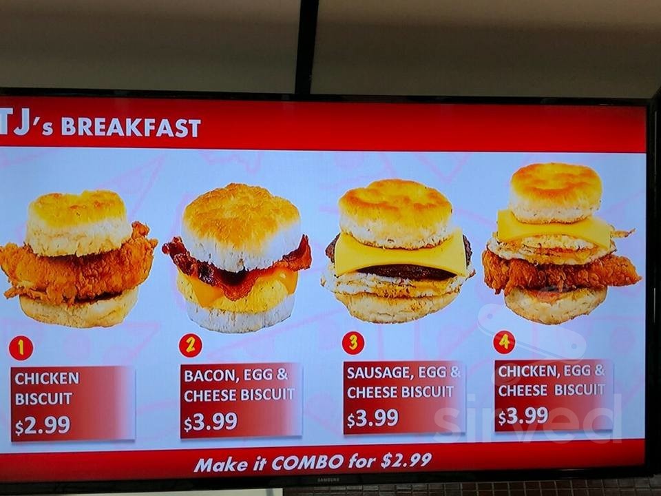 Stuckey's Travel Center menu in Marietta, Oklahoma, USA