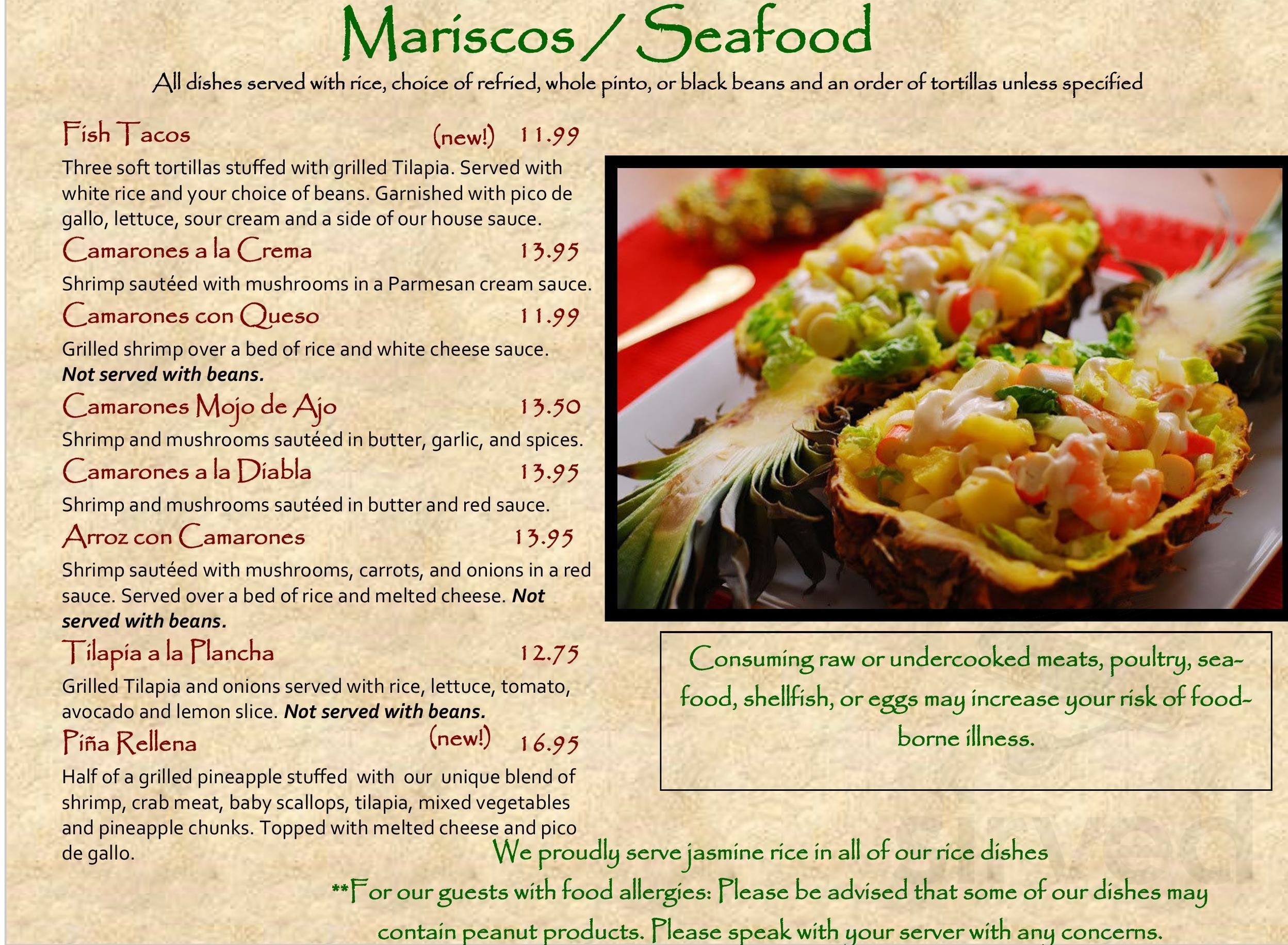Tres Potrillos menus in Tallmadge, Ohio, United States