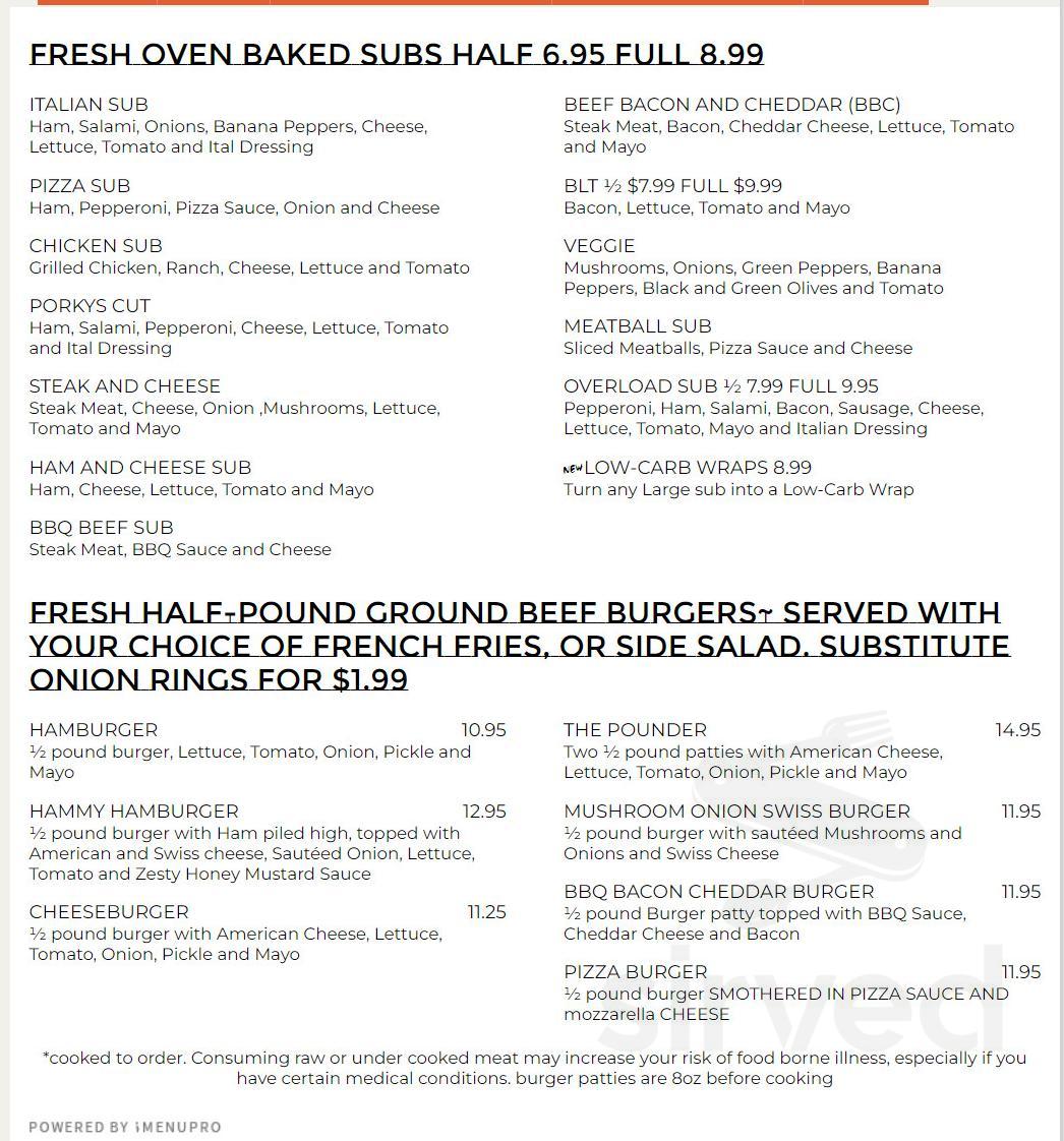 Menu - Deshler OH's Tiff's on Main | Sirved