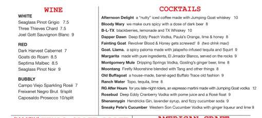 Menu for Rodeo Goat in Plano, TX | Sirved