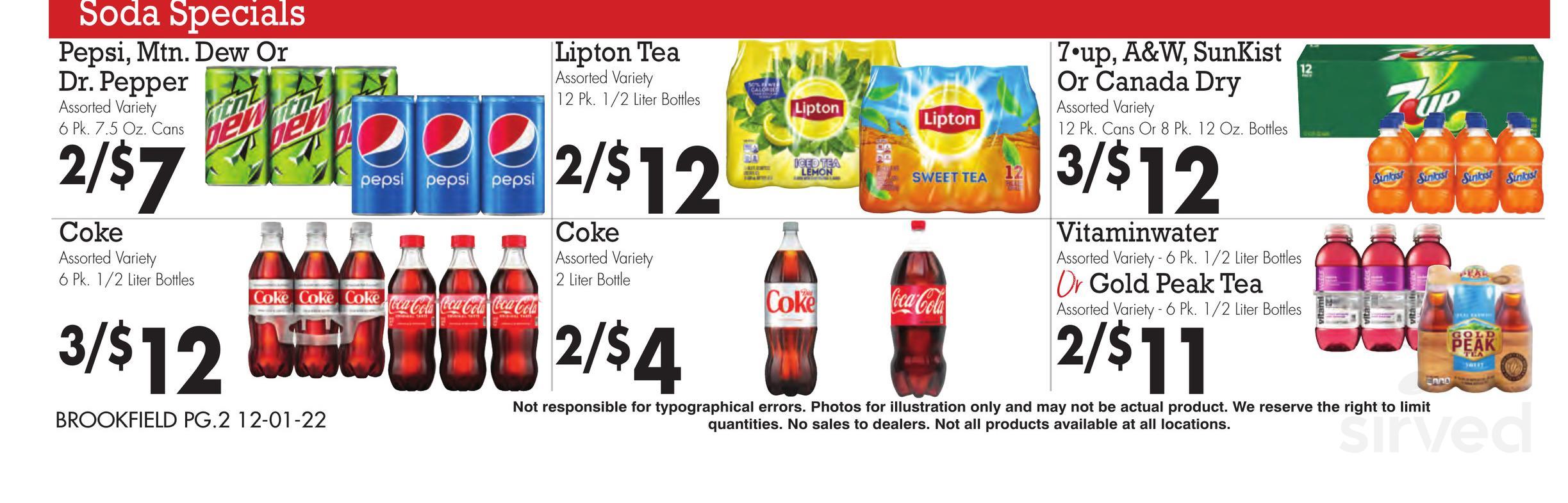 Sparkle Market menu in Brookfield Township, Ohio, USA