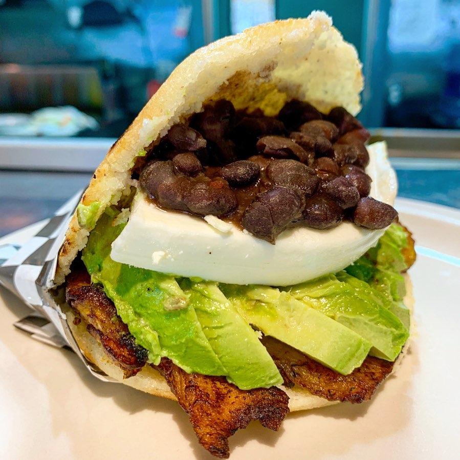 Doggi's Arepa Bar menu in Miami, Florida, USA