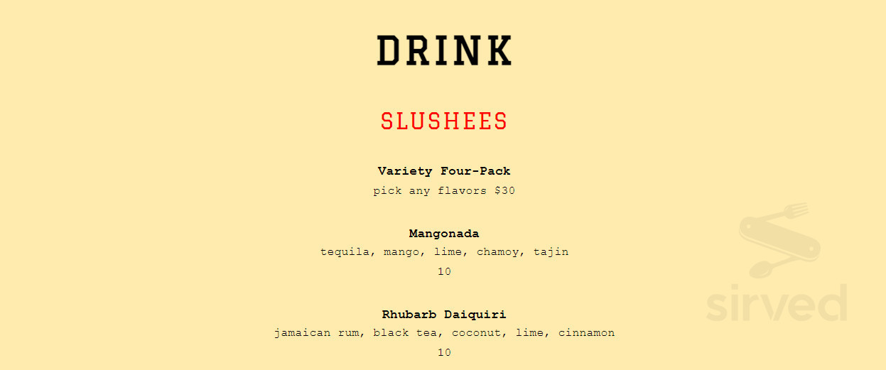 Nite Owl menu in Omaha, Nebraska, USA