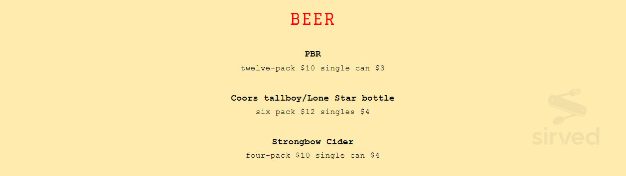 Nite Owl menu in Omaha, Nebraska, USA