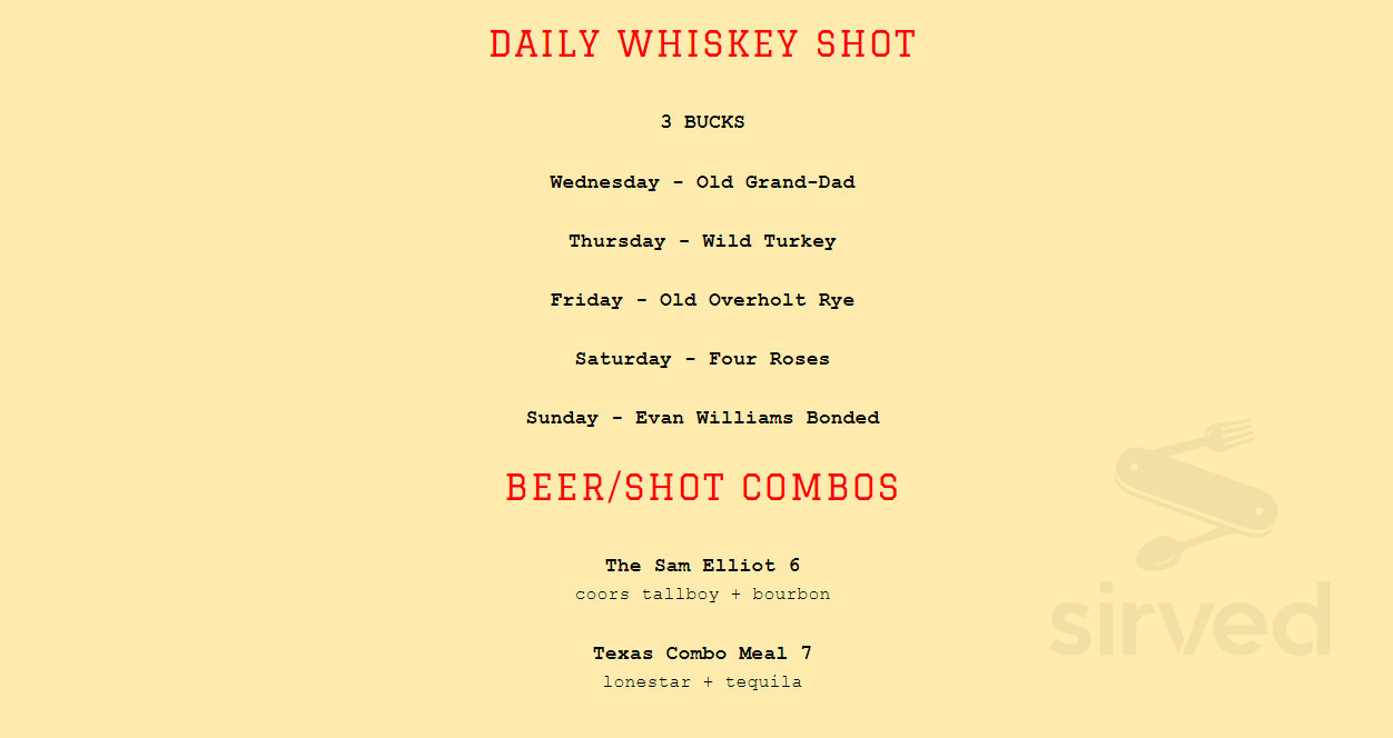 Nite Owl menu in Omaha, Nebraska, USA