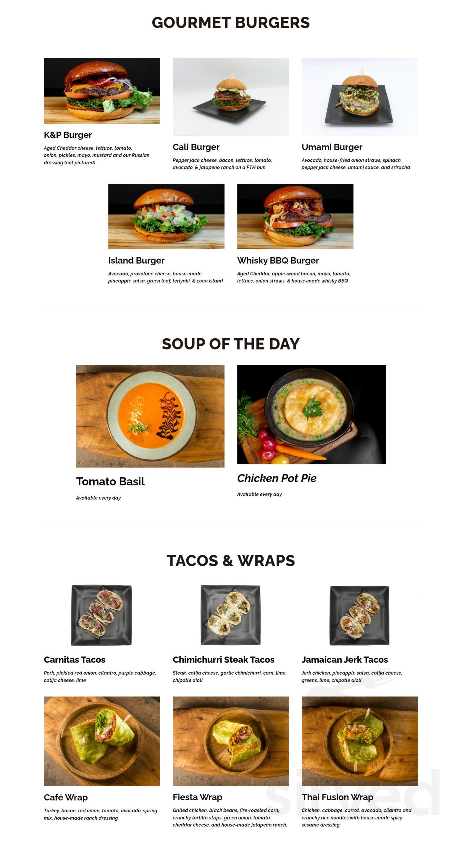 From the Hearth Cafe menu in Redding, California, USA