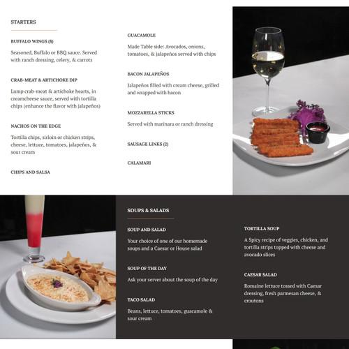 Edge of Texas Steakhouse & Saloon menu in El Paso, Texas, USA