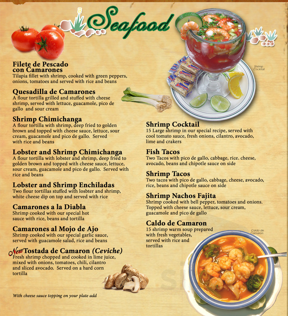 El Mezcal menus in Columbus, Nebraska, United States
