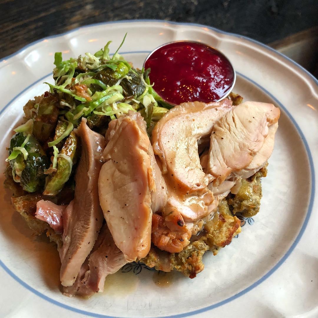 The Wren menu in Toronto, Ontario, Canada